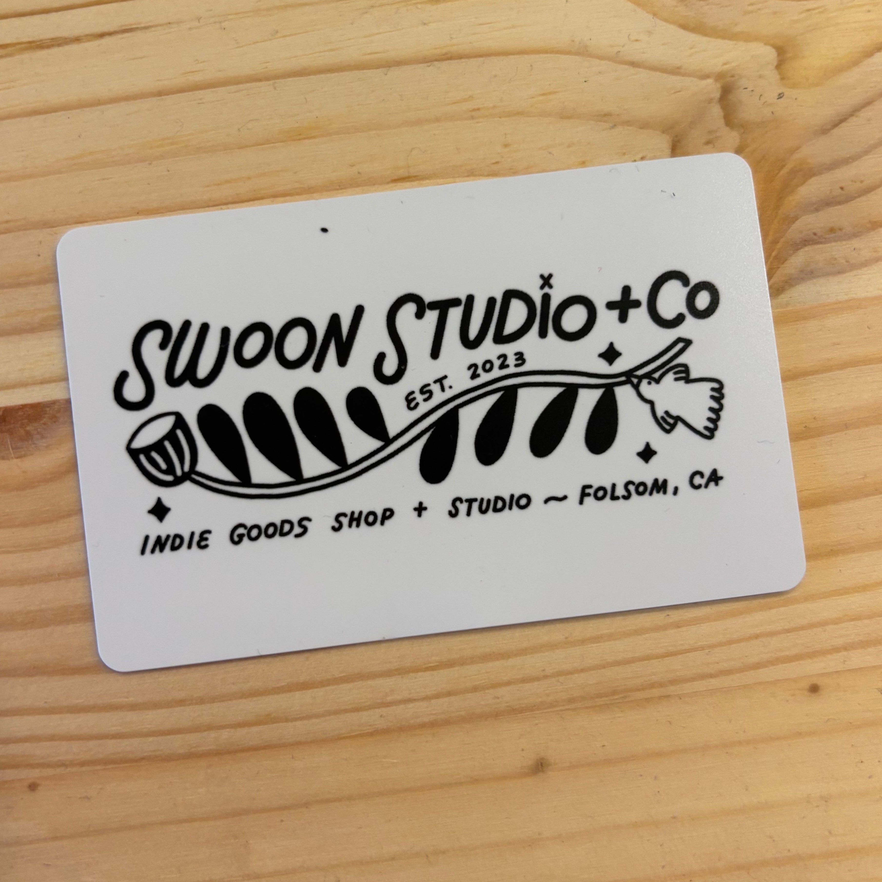 swoon gift card – Swoon Studio + Co